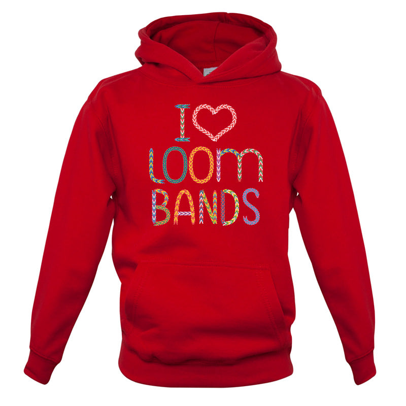 I Love Loom Bands Kids T shirt | View our full range of Children's t ...