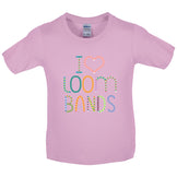 I Love Loom Bands Kids T shirt | View our full range of Children's t ...