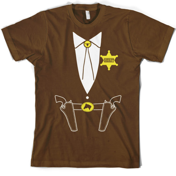 Sheriff Uniform T-Shirt | Fancy dress t shirts and more from Dressdown ...